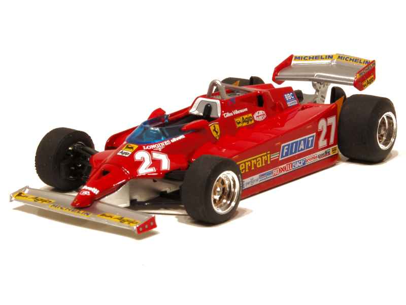 Ferrari - 126 CX USA GP 1981 - Brumm - 1/43 - Autos Miniatures Tacot