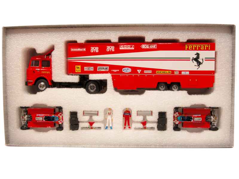 Ferrari - 126 CK Set Race Transporter 1981 - Brumm - 1/43 - Autos ...