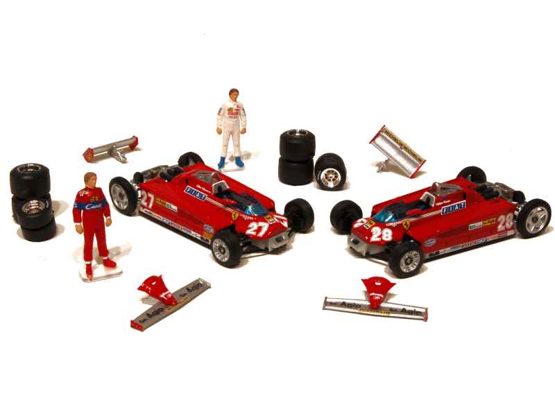 Ferrari - 126 CK Set Race Transporter 1981 - Brumm - 1/43 - Autos ...