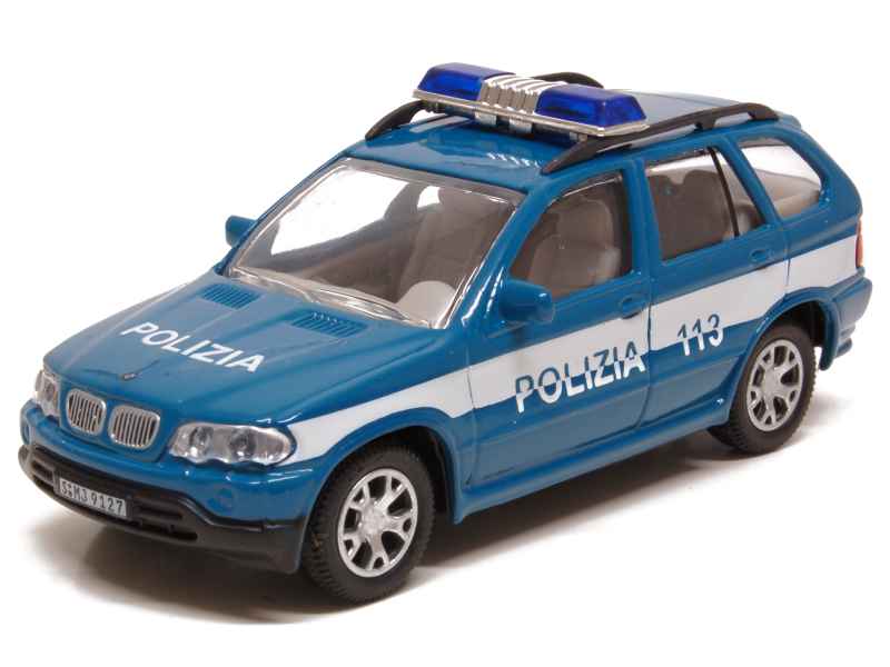 BMW - X5/ E53 Police 2000 - Mondo Motors - 1/43 - Autos Miniatures Tacot