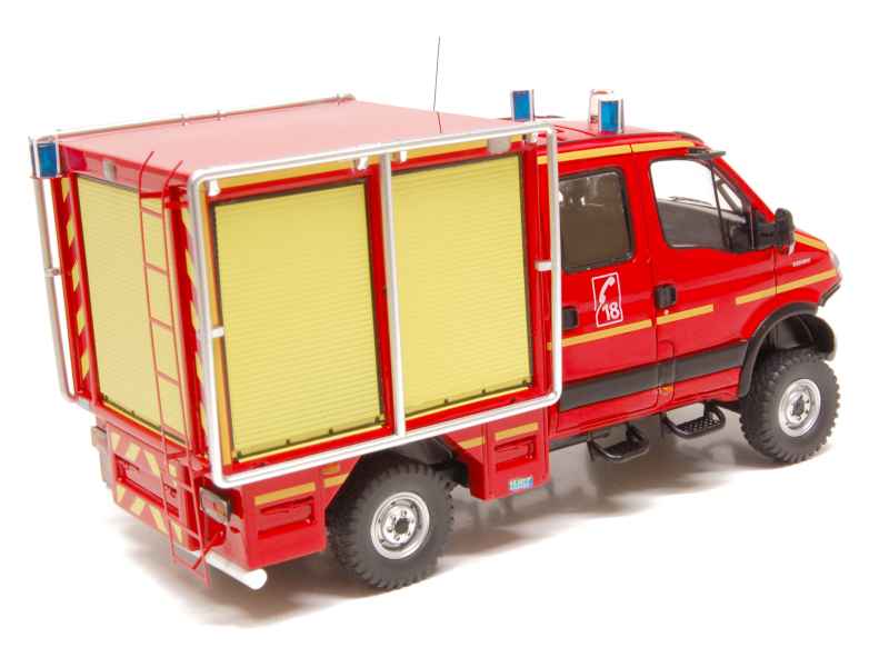 Iveco - Daily Ituri 4x4 Pompiers - Alerte - 1/43 - Autos Miniatures Tacot