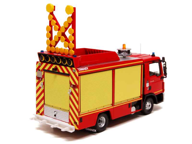 MAN - VSR Gimaex Pompiers - Alerte - 1/43 - Autos Miniatures Tacot