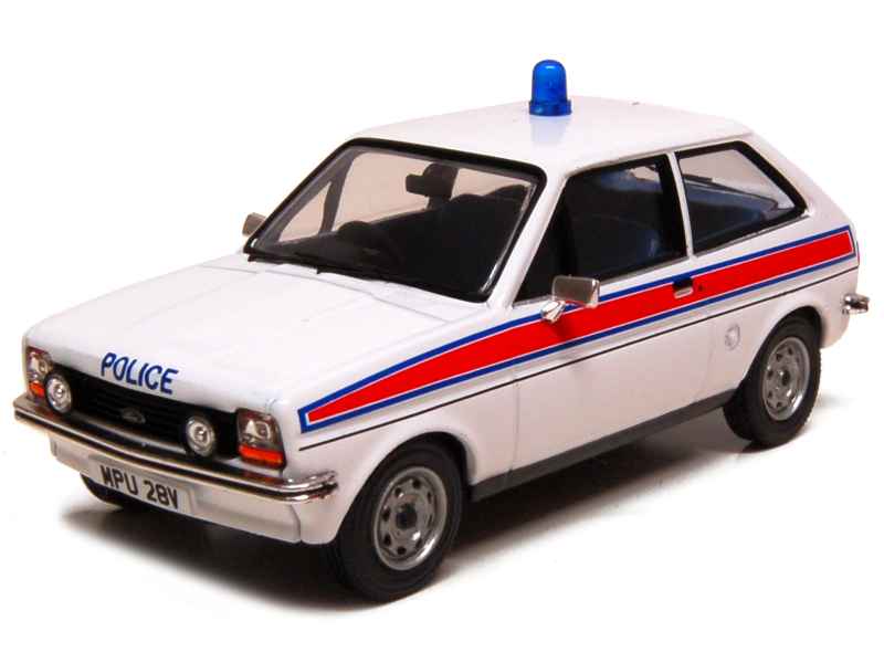 Ford - Fiesta MKI 1.3 GL Police - Vanguards - 1/43 - Autos Miniatures Tacot
