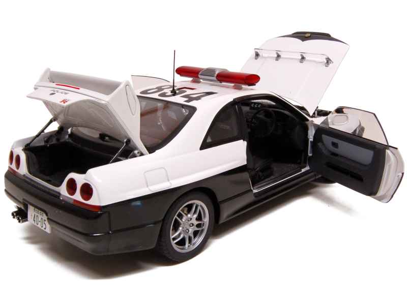 Nissan - Skyline GT-R R33 Police - AUTOart - 1/18 - Autos Miniatures Tacot