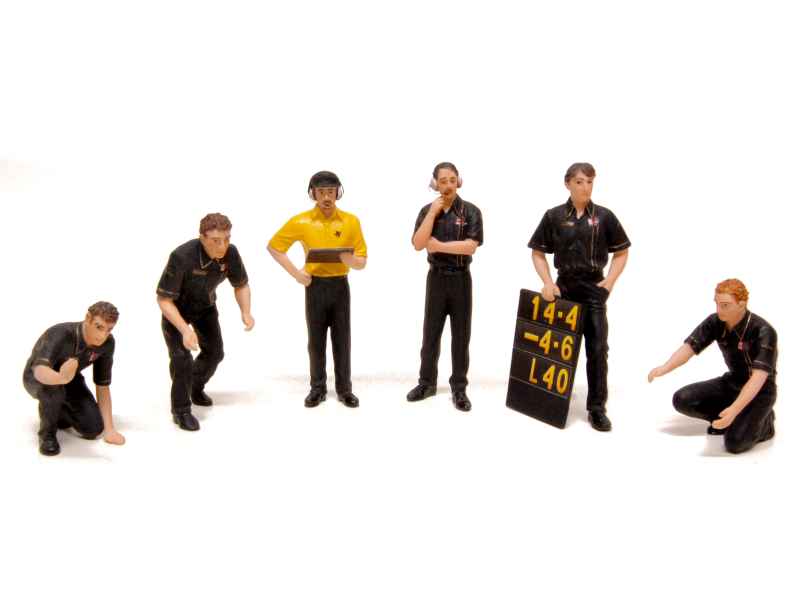 Divers - F1 Pit Crew Figurines Lotus 1977 - TrueScale - 1/18 - Autos ...