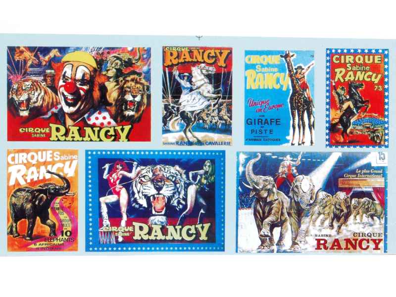 Divers - Décals Affiches Cirque Rancy - Perfex - 1/43 - Autos ...