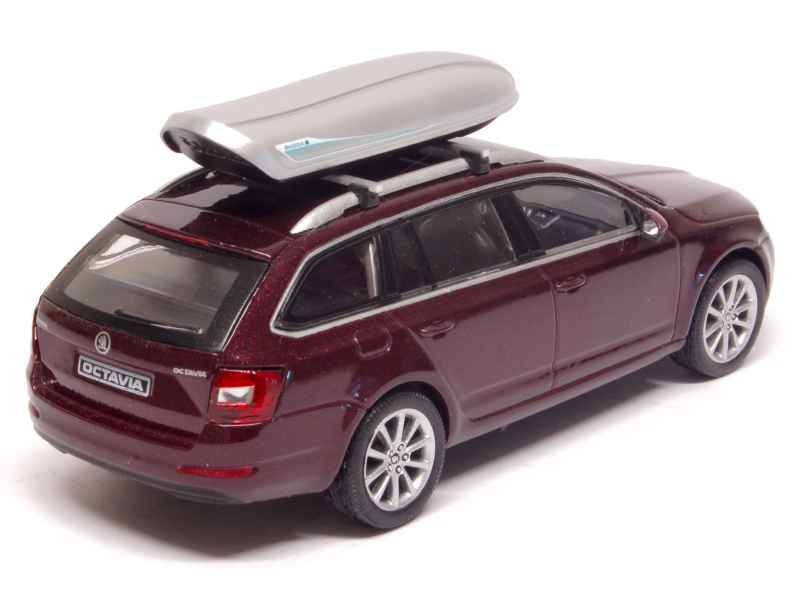 Skoda - Octavia III Combi Roof Box - Abrex - 1/43 - Autos Miniatures Tacot