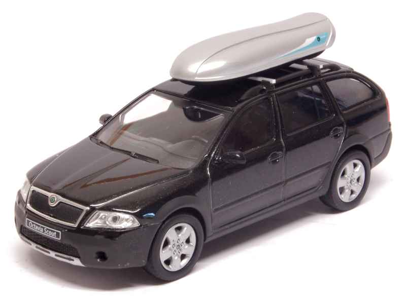 Skoda - Octavia II Combi Scout Roof Box - Abrex - 1/43 - Autos ...