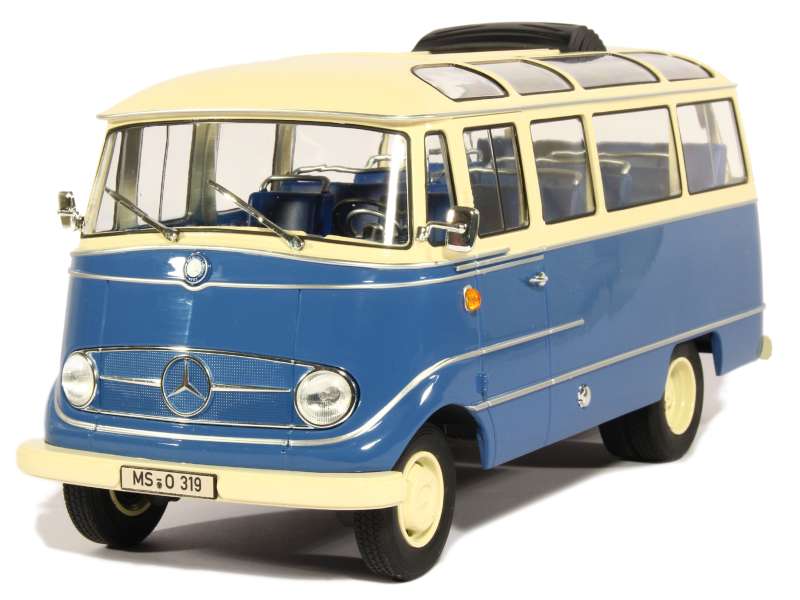 Mercedes - O319 Minibus 1956 - Norev - 1/18 - Autos Miniatures Tacot