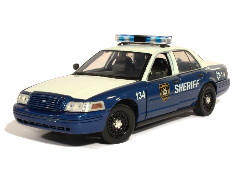Ford - Crown Victoria Police 2001 - Greenlight - 1/18 - Autos ...
