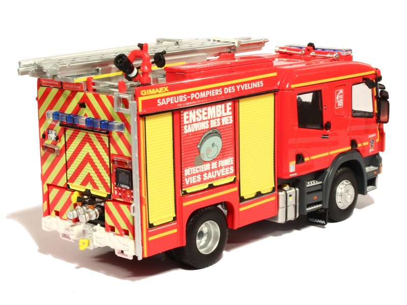 Scania - CP31 Double Cabine FPT Pompiers - Eligor - 1/43 - Autos ...