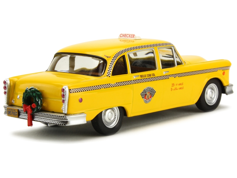Checker - Cab Taxi Scrooged 1978 - Greenlight - 1/43 - Autos Miniatures ...