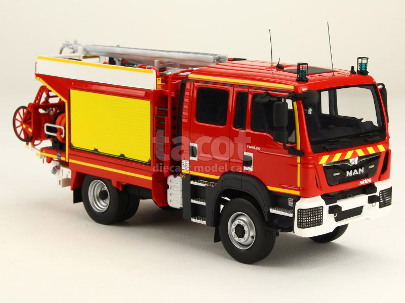 MAN - TGM 13.290 Sides CCR Pompiers - Alerte - 1/43 - Autos Miniatures ...