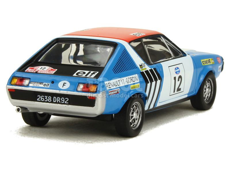 Renault - R17 Gordini Rally Press 1974 - Modèle Presse - 1/43 - Autos ...
