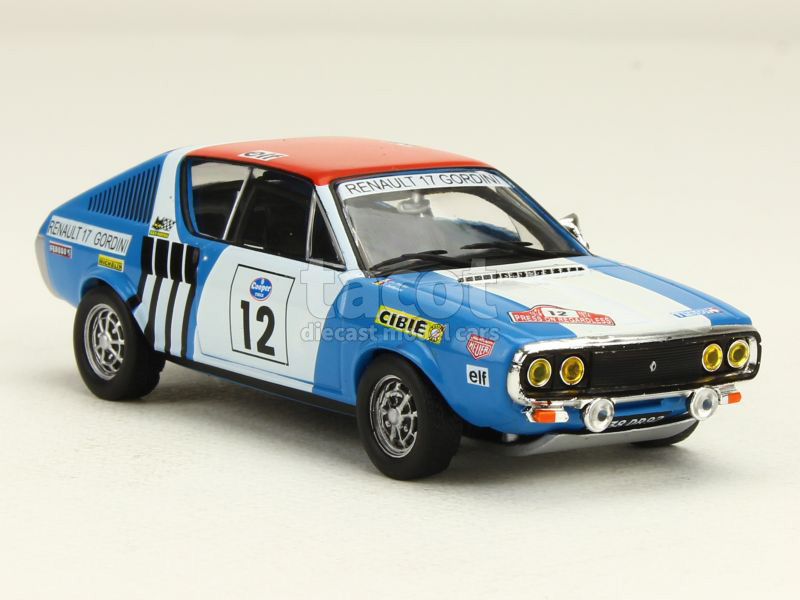 Renault - R17 Gordini Rally Press 1974 - Modèle Presse - 1/43 - Autos ...
