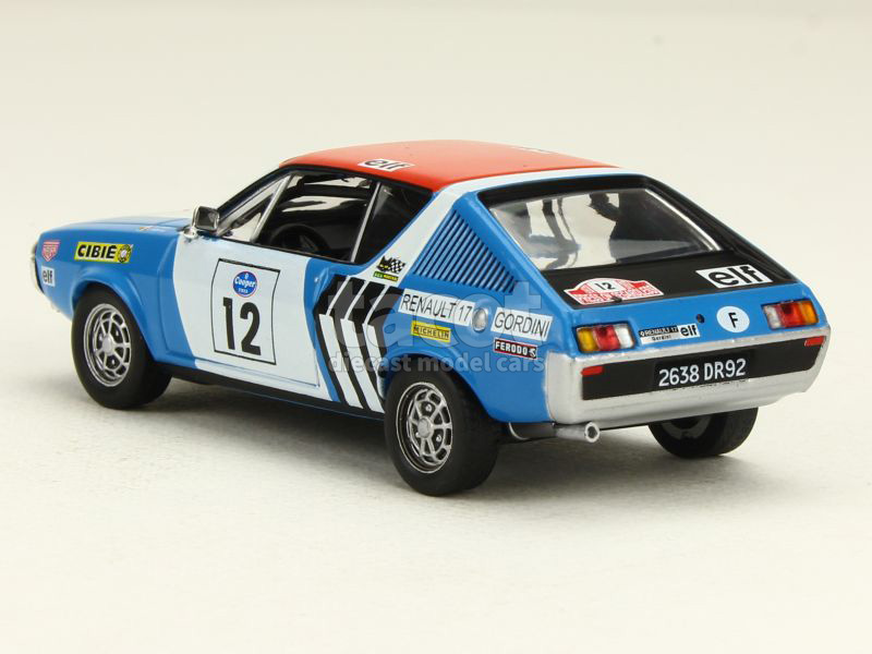 Renault - R17 Gordini Rally Press 1974 - Modèle Presse - 1/43 - Autos ...