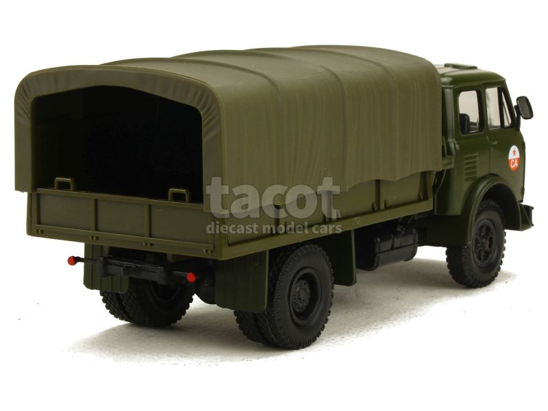 MAZ - 500V Bâché - Modèle Presse - 1/43 - Autos Miniatures Tacot