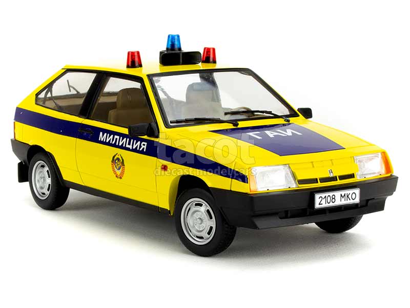 Lada - Samara 3 Doors Police 1986 - KK Scale Models - 1/18 - Autos ...