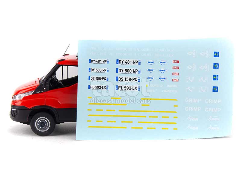 Iveco - Daily 65-170 BEHM VGRIMP Pompiers - Alerte - 1/43 - Autos Miniatures Tacot