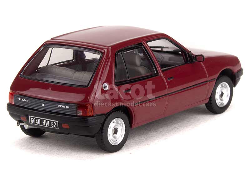 Peugeot - 205 GL 5 Doors 1988 - Norev - 1/43 - Autos Miniatures Tacot