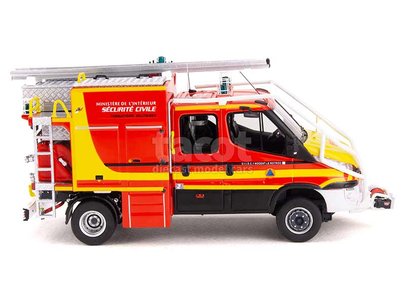 Iveco - Daily 70-170 Dble Cabine Pompiers 2014 - Alerte - 1/43 - Autos Miniatures Tacot