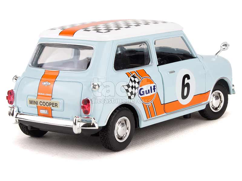 Morris - Mini Cooper Gulf 1961 - Motor Max - 1/18 - Autos Miniatures Tacot