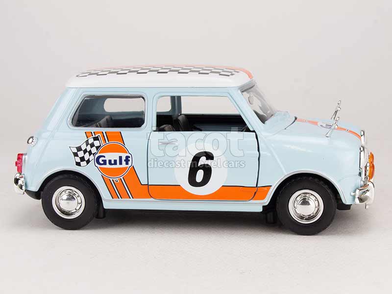 Morris - Mini Cooper Gulf 1961 - Motor Max - 1/18 - Autos Miniatures Tacot