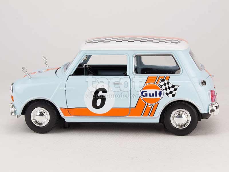 Morris - Mini Cooper Gulf 1961 - Motor Max - 1/18 - Autos Miniatures Tacot