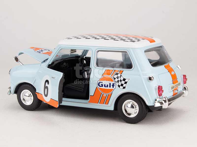 Morris - Mini Cooper Gulf 1961 - Motor Max - 1/18 - Autos Miniatures Tacot