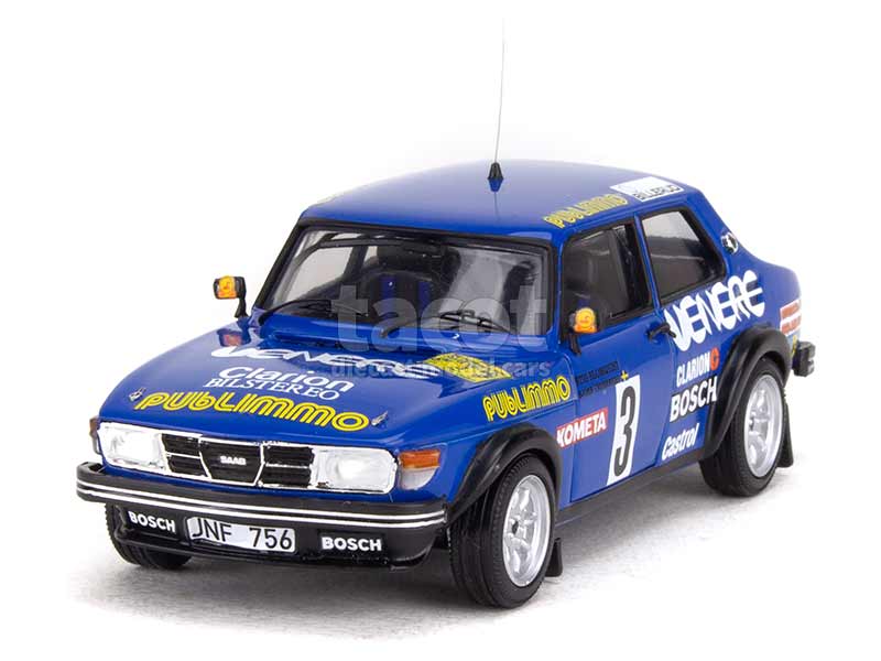 Saab - 99 Rally Suède 1981 - Trofeu - 1/43 - Autos Miniatures Tacot