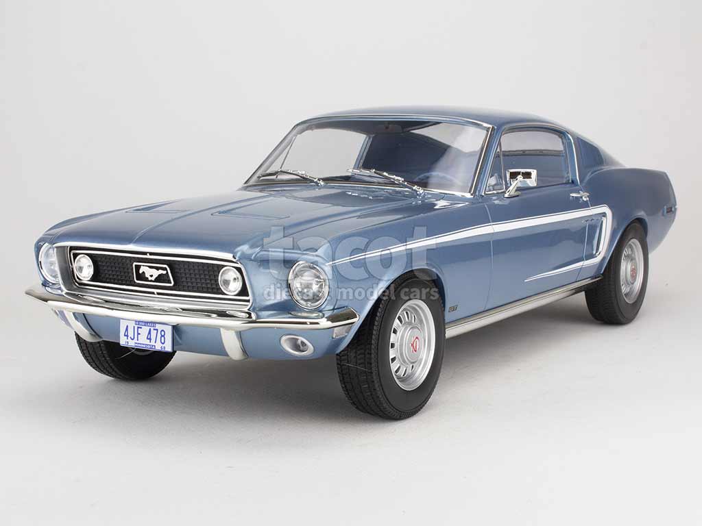 Ford - Mustang Fastback GT 1968 - Norev - 1/12 - Autos Miniatures Tacot