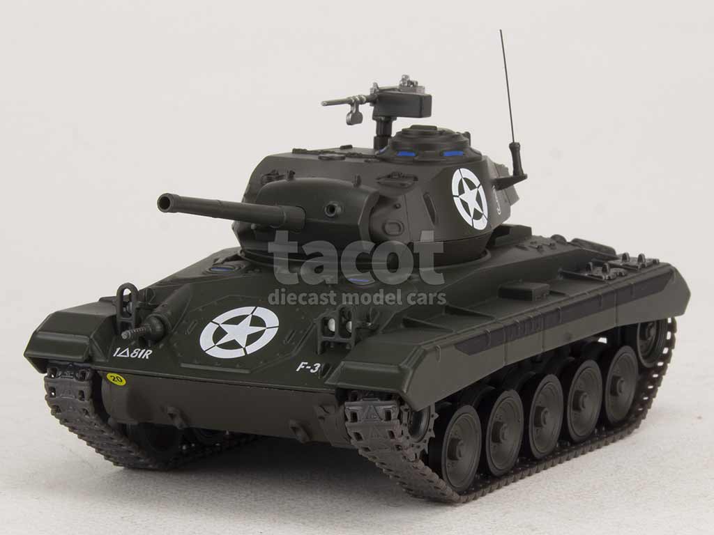 Tank - M24 "Chaffee" Italy 1945 - Motor City - 1/43 - Autos Miniatures ...