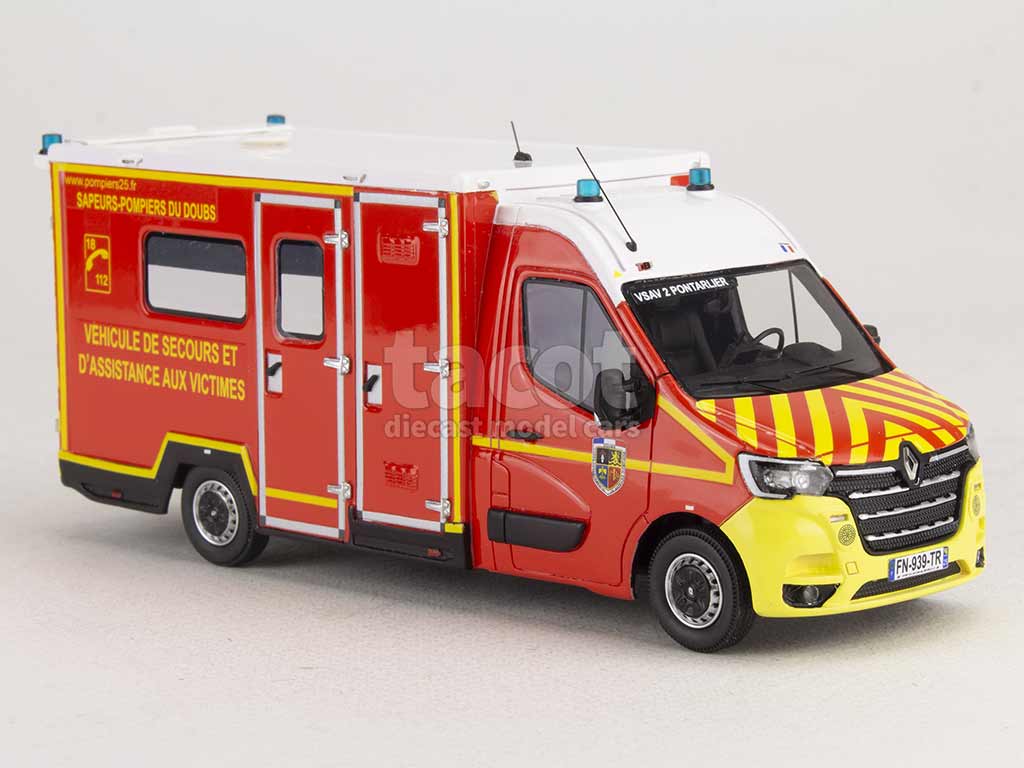 Renault - Master TIB VSAV Pompiers 2019 - Alerte - 1/43 - Autos ...