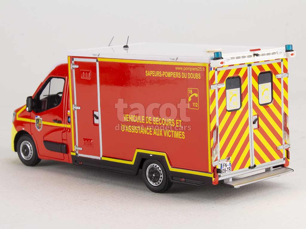 Renault - Master TIB VSAV Pompiers 2019 - Alerte - 1/43 - Autos ...