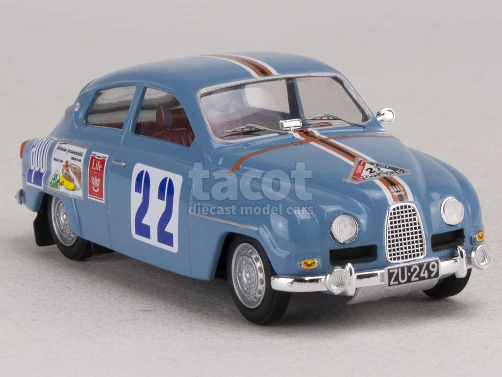 Saab - 96 1000 Lakes Rally 1962 - Trofeu - 1/43 - Autos Miniatures Tacot