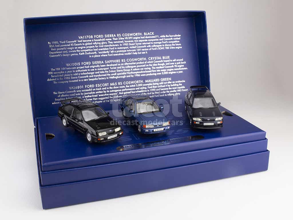 Ford - Set RS Cosworth Collection - Vanguards - 1/43 - Autos Miniatures ...
