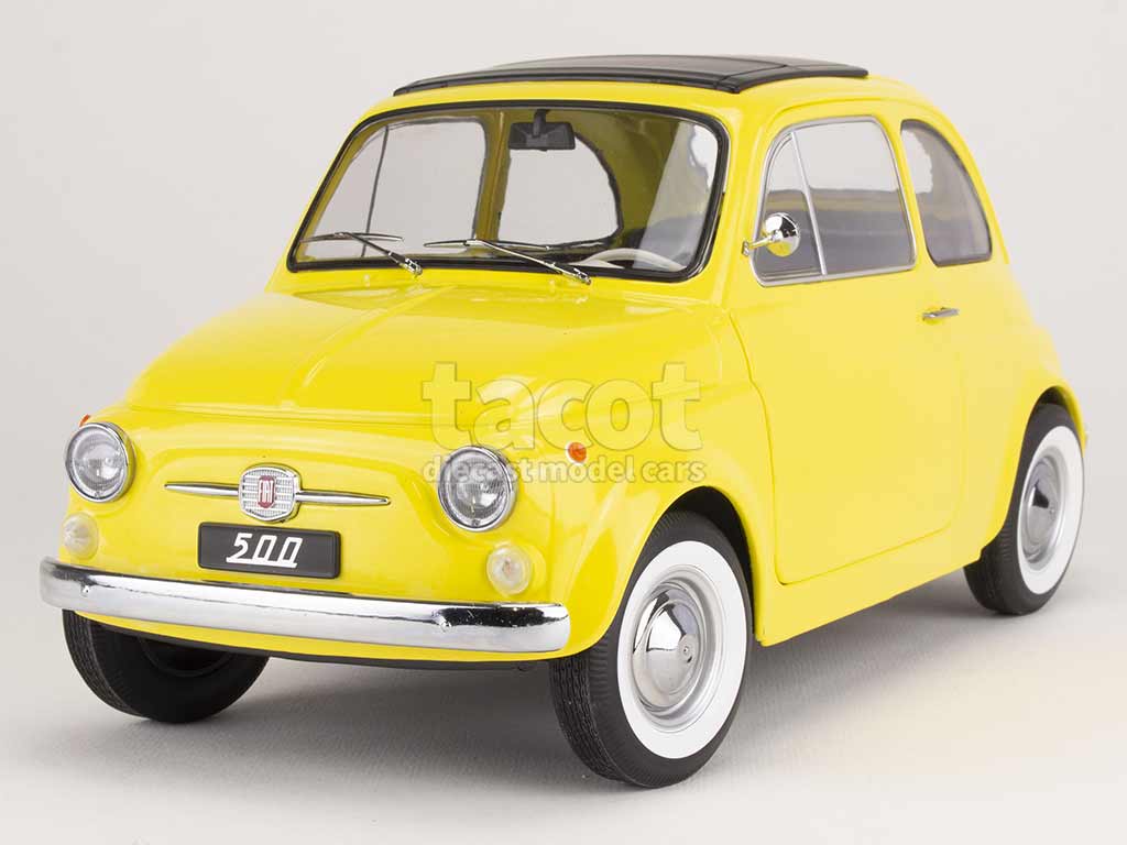 Fiat - 500 Découvrable 1968 - KK Scale Models - 1/12 - Autos Miniatures ...
