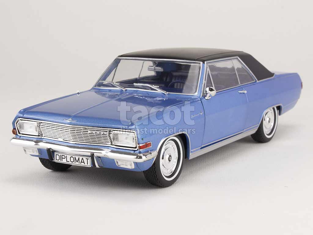 Opel - Diplomat V8 Coupé 1965 - Whitebox - 1/24 - Autos Miniatures Tacot