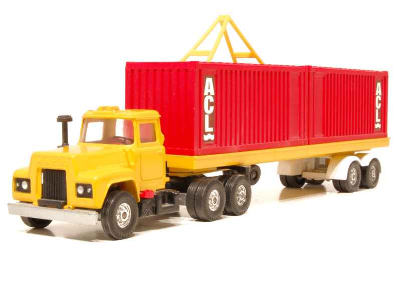 Mack - Porte Containers - Corgi - 1/43 - Autos Miniatures Tacot