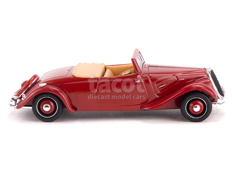 Citroën - Traction 22CV Cabriolet 1934 - Modèle Presse - 1/43 - Autos Miniatures Tacot